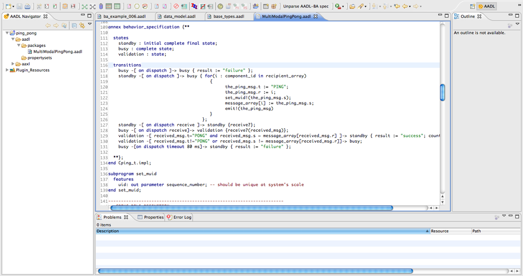 AADL-BA-FrontEnd: Presentation – MEM4CSD